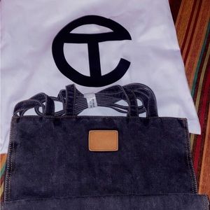 Telfar | Bags | Brand New Authentic Black Denim Medium Telfar Shopper ...